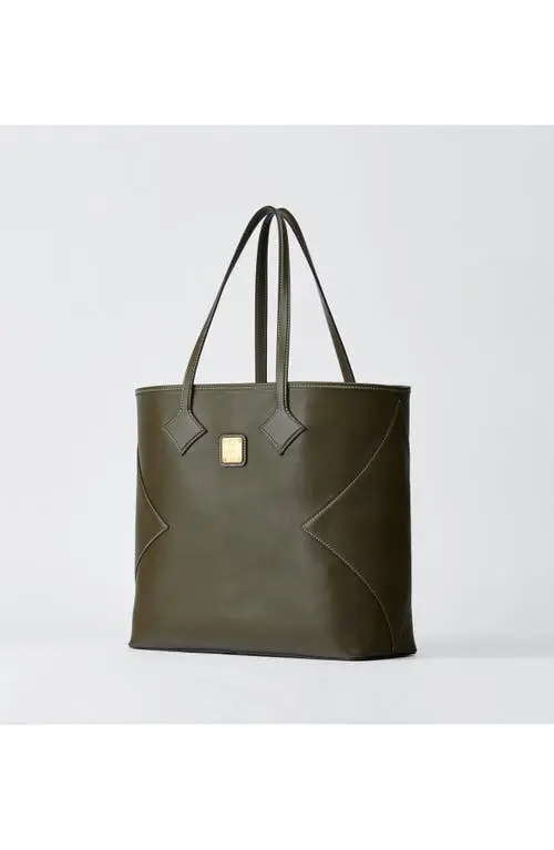 Mcm Large Dia Shopper In Nappa Leather