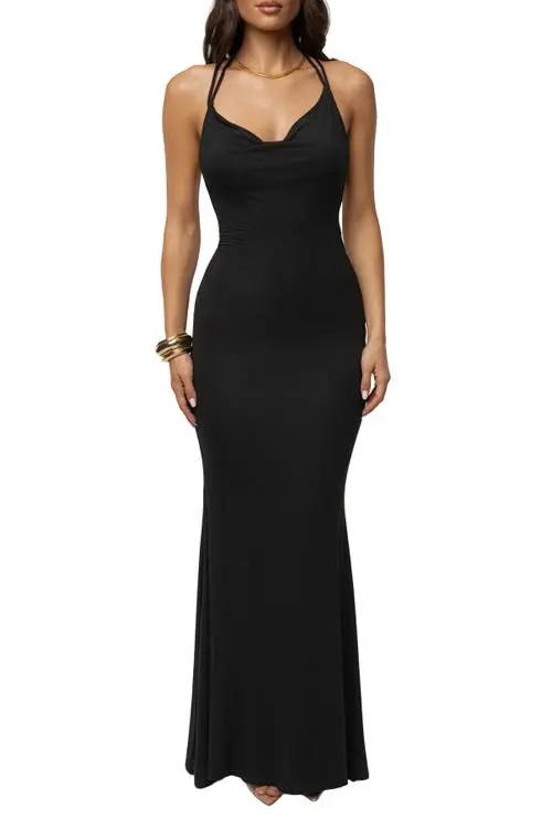 JLUXLABEL Radiant Form Maxi Dress - Black