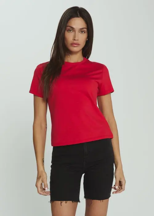 7 Diamonds Modal Classic Tee - Ruby Red