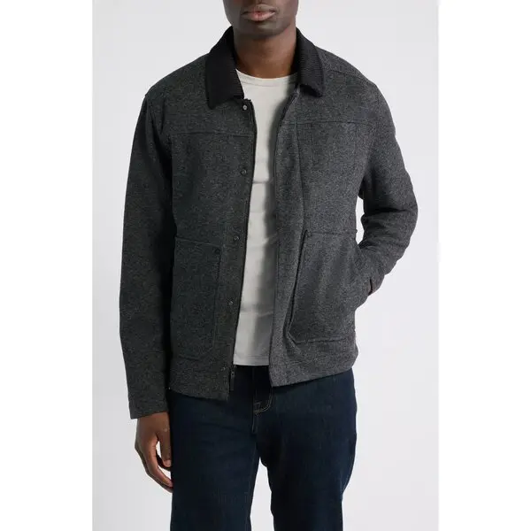Robert Barakett Mason Full Zip Jacket - Grey