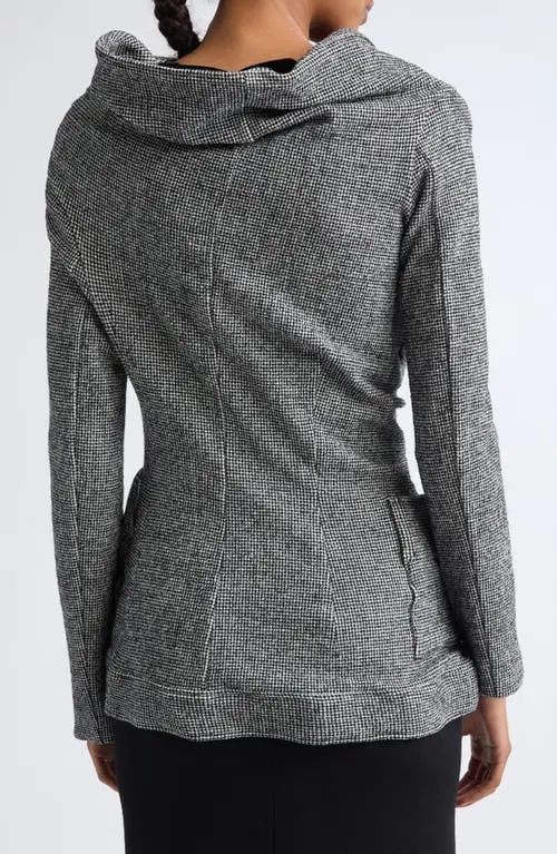 Junya Watanabe Twisted Wool Blend Jacket - Houndstooth