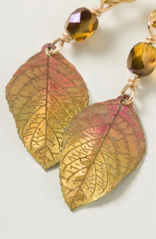UNCOMMON GOODS Changing Leaves Earrings