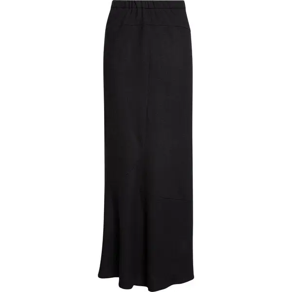 Junya Watanabe Wool Jersey Maxi Skirt - Black
