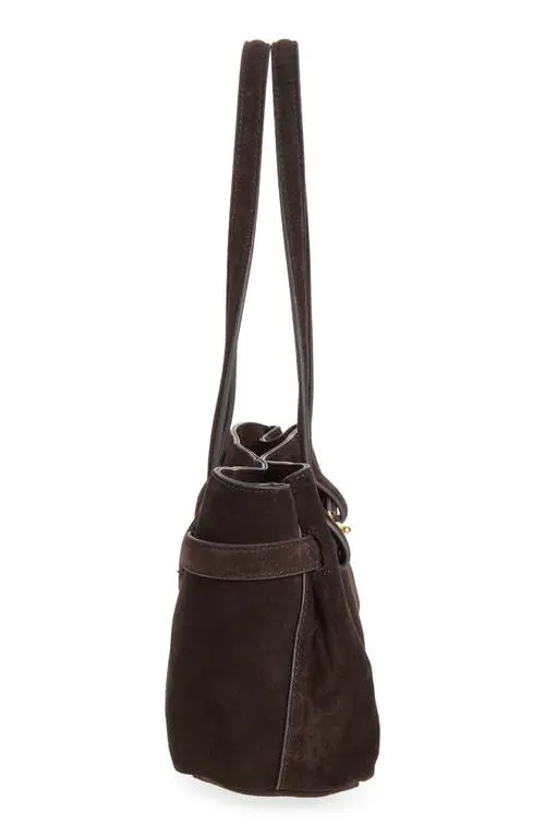 Mango Chus Suede Shoulder Bag