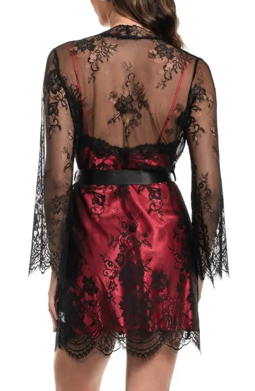 IN BLOOM BY JONQUIL Britta Lace Robe