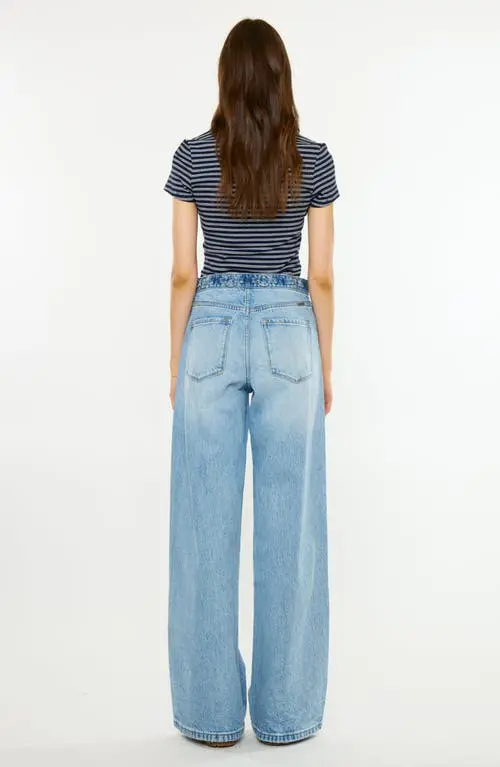 KANCAN Kiara Low Curve Wide Jeans