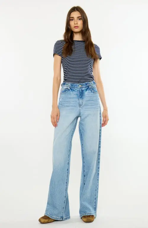 KANCAN Kiara Low Curve Wide Jeans