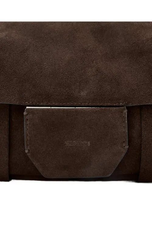 ALLSAINTS Ursa Mini Leather Crossbody Bag - Fango Brown