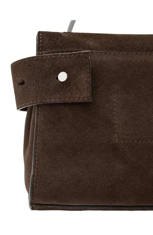 ALLSAINTS Ursa Mini Leather Crossbody Bag - Fango Brown