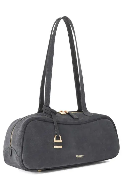 Dune London Day Leather Shoulder Bag - Grey