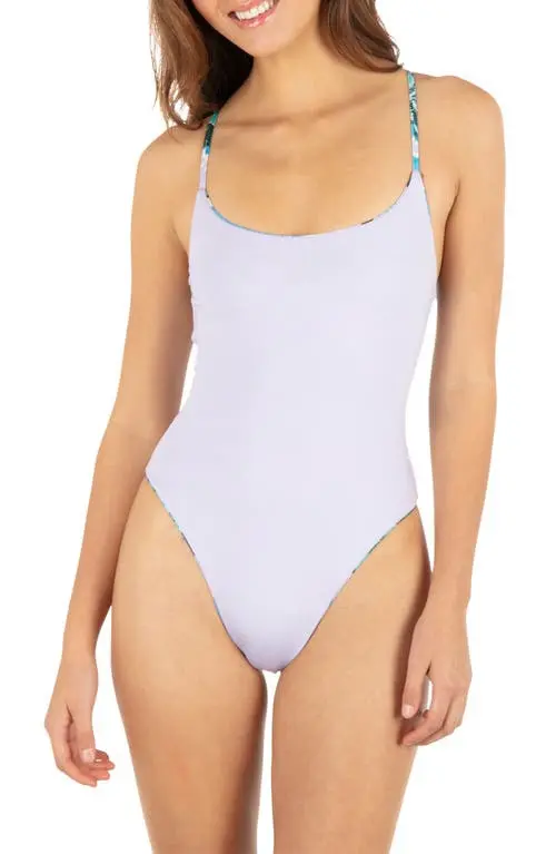 Hurley Seven Seas Reversible Cheeky One-piece Swimsuit