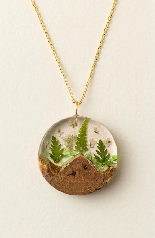 UNCOMMON GOODS Find Me In The Forest Necklace - Multi