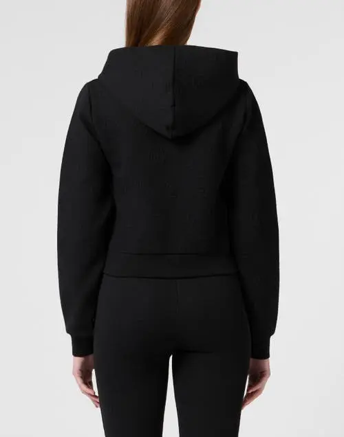 Philipp Plein Zip Hoodie Jacquard Monogram