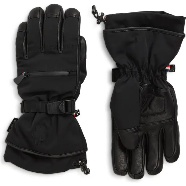 Moncler Insulated Ski Gloves - Black