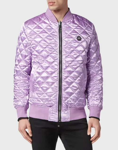 Philipp Plein Silk Bomber Hawaii