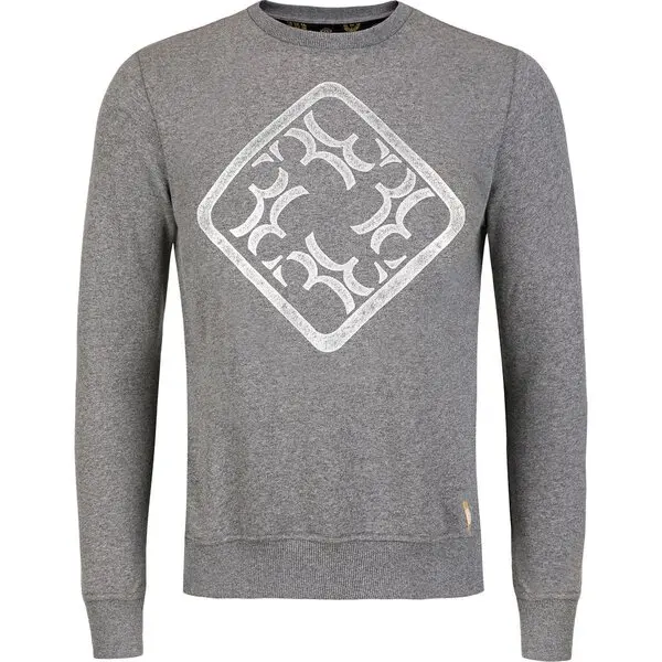 BILLIONAIRE Sweatshirt Ls "roger&quot - Darkgrey