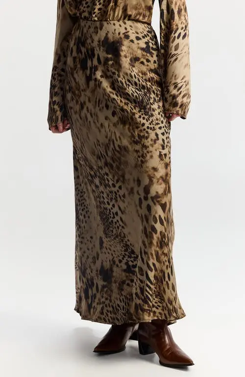 Ronen Chen Tenne Leopard-print Maxi Skirt - Leopard Print