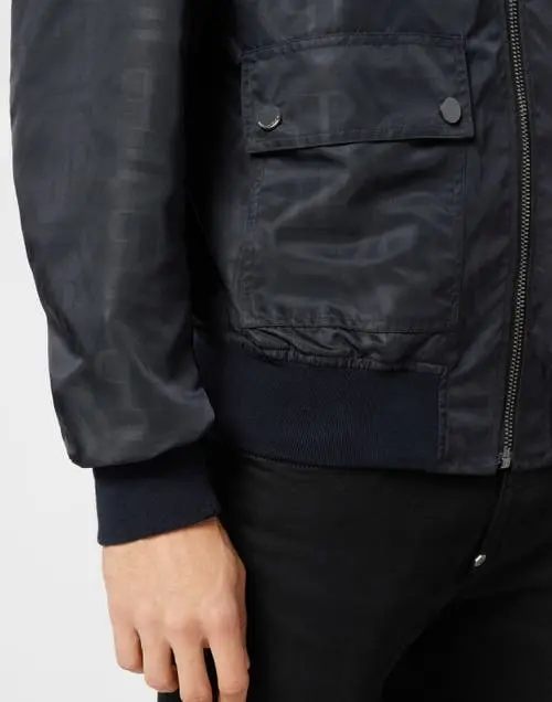 Philipp Plein Nylon Coster Bomber Monogram
