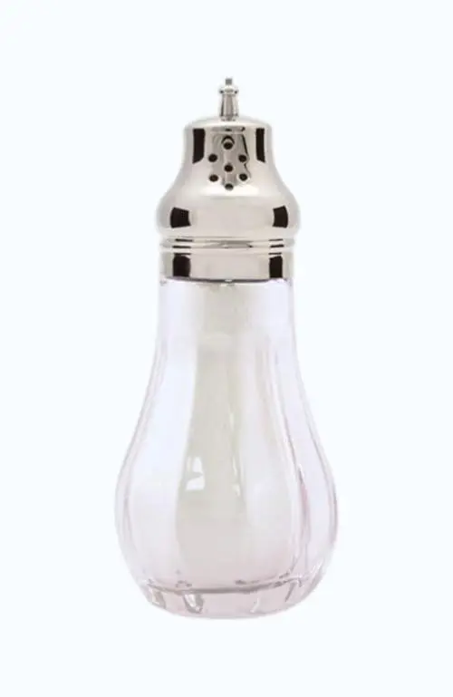 LADY PRIMROSE Blue Agave Dusting Silk Powder Shaker - Silver
