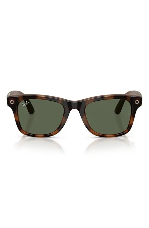 Ray-ban Meta Gen 3 Wayfarer 50mm Sunglasses - Havana/green