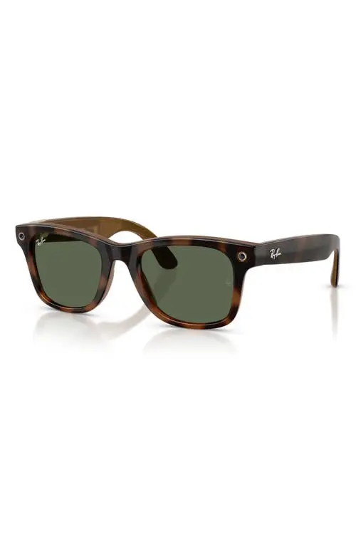 Ray-ban Meta Gen 3 Wayfarer 50mm Sunglasses - Havana/green
