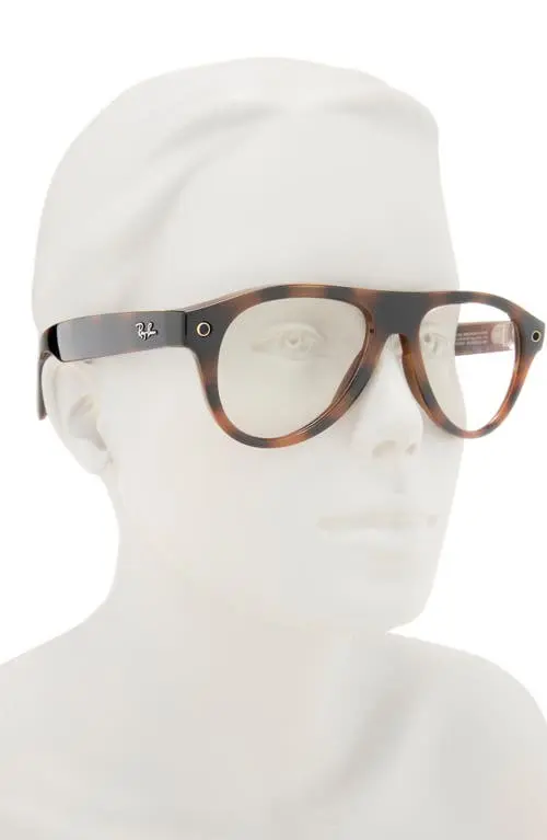 Ray-ban Meta Gen 3 54mm Polarized Aviator Transition Sunglasses