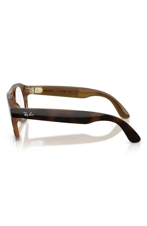 Ray-ban Meta Gen 3 Aviator 54mm Polarized Transition Sunglasses - Havana/brown
