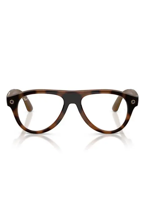 Ray-ban Meta Gen 3 Aviator 54mm Polarized Transition Sunglasses - Havana/brown