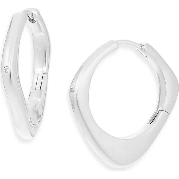 MISSOMA Harris Reed Fearless Medium Hoop Earrings - Silver