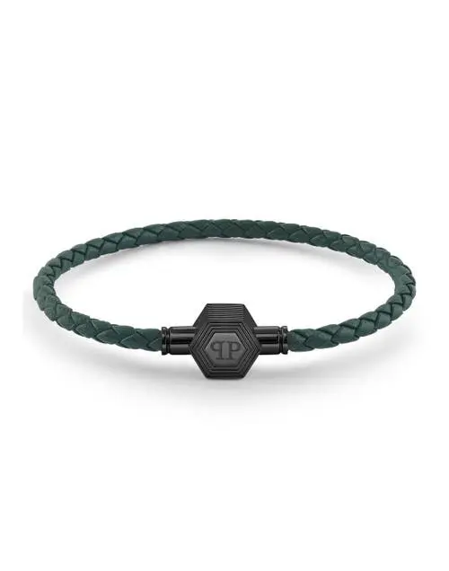 Philipp Plein Bracelet Plein Enigma - Green/black
