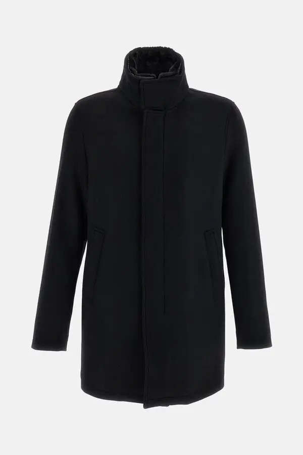 Herno Ecowool + Light Faux Fur - Multicolor