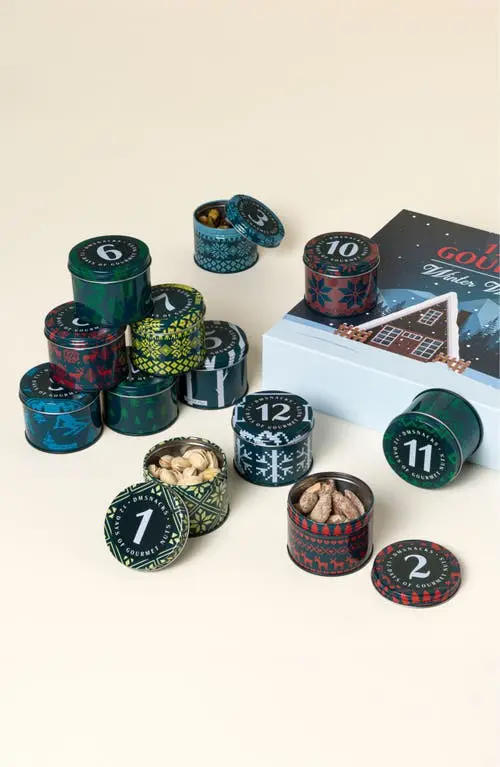 UNCOMMON GOODS 12 Days Of Gourmet Nuts Sugar Plum Chocolates