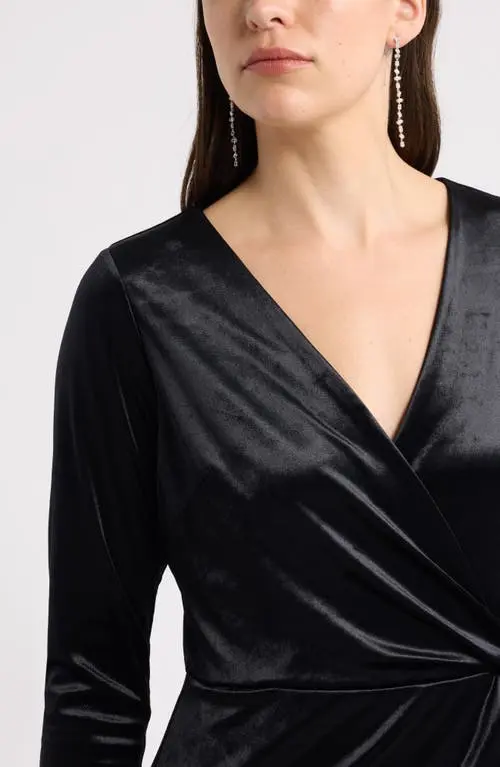 Chelsea28 Twist Long Sleeve Maxi Dress