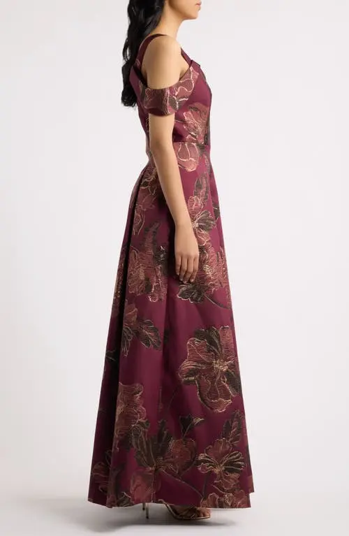 Eliza J Cold Shoulder Gown