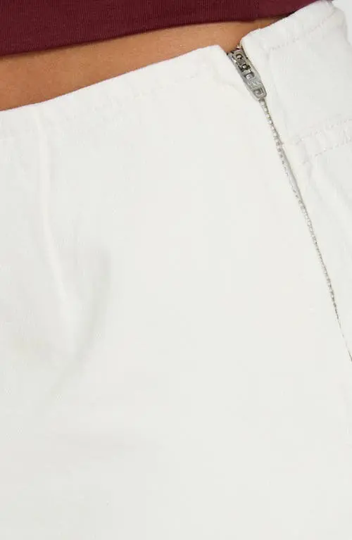 Princess Polly Stefenie Low Rise Denim Skort