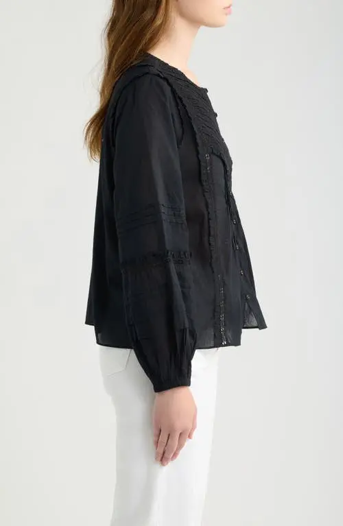 CLEOBELLA Theodora Pintuck Organic Cotton Top