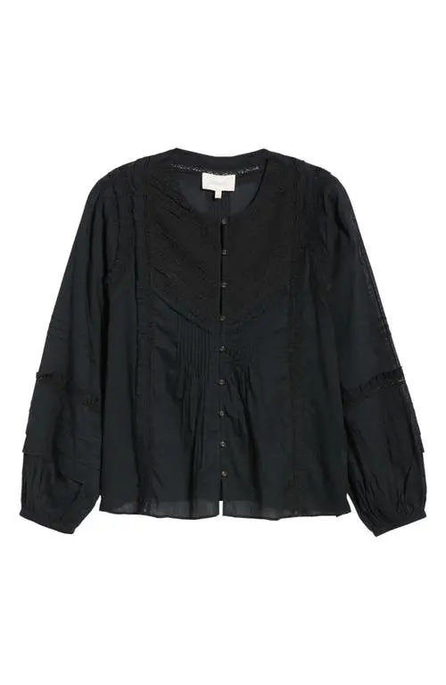 CLEOBELLA Theodora Pintuck Organic Cotton Top