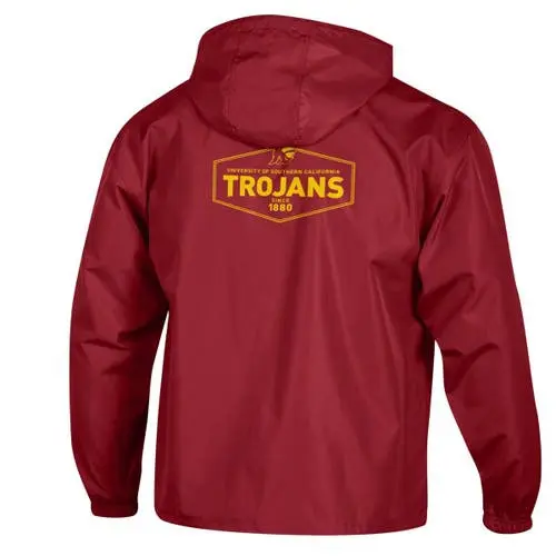 Champion Usc Trojans Delay Packable Half-zip Jacket