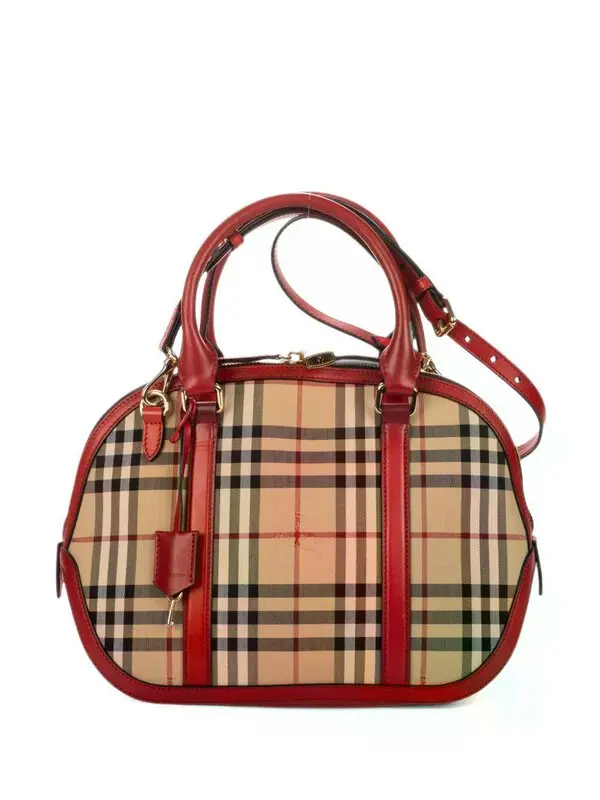 Burberry Orchard Horseferry Check Tote Bag - Neutrals