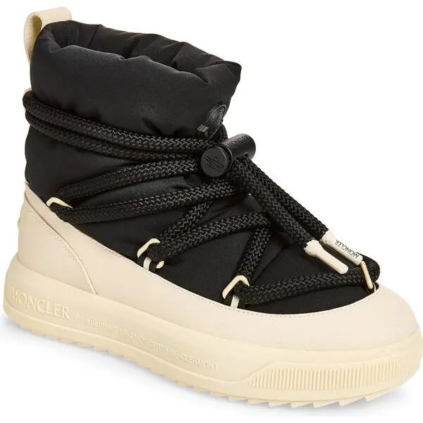Moncler Altive Mid Snow Boot - Black