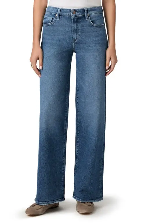 Paige Tatum High Waist Wide Leg Jeans - Campus