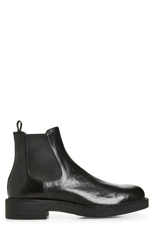 Prada Chocolate Leather Chelsea Boot