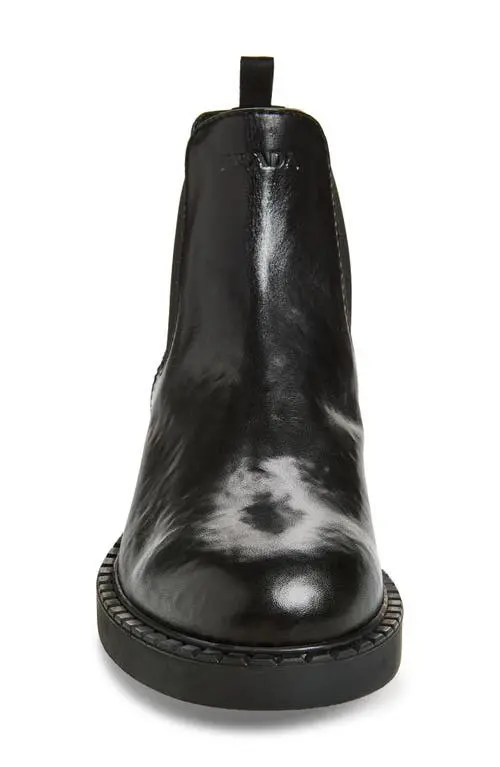 Prada Chocolate Leather Chelsea Boot