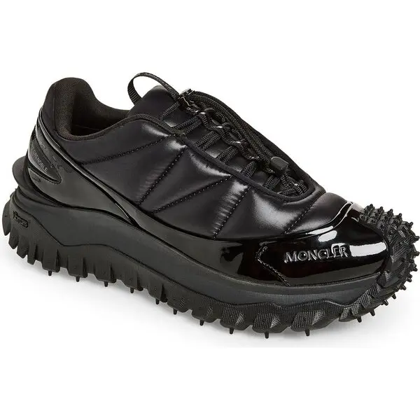 Moncler Trailgrip Gtx Puffer Low Top Sneaker - Black