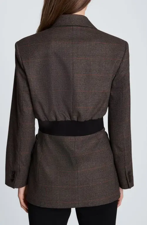 KENNETH COLE Ribbed Waisted Blazer