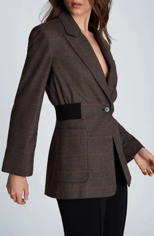 KENNETH COLE Ribbed Waisted Blazer