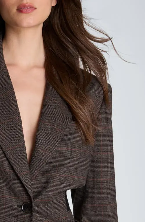 KENNETH COLE Ribbed Waisted Blazer