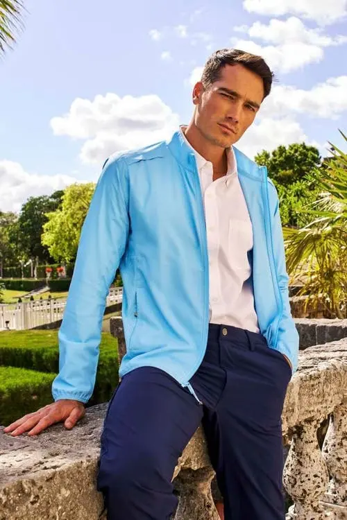 Coolibar Arcadian Packable Jacket - Arctic Blue