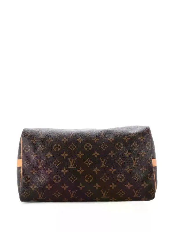 LOUIS VUITTON Speedy Bandouliere Bag Monogram Canvas 35 Satchel - Brown