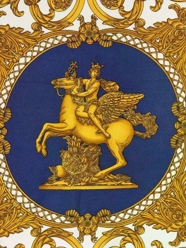 Hermès Les Tuileries Silk Scarf